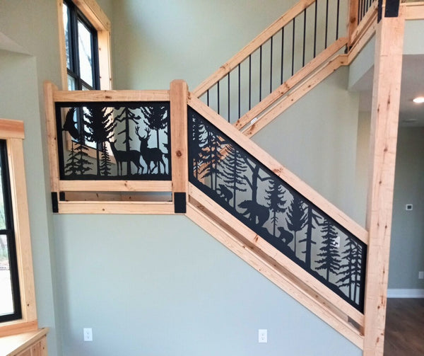 Decorative Railing Panels - Homestead Timbers