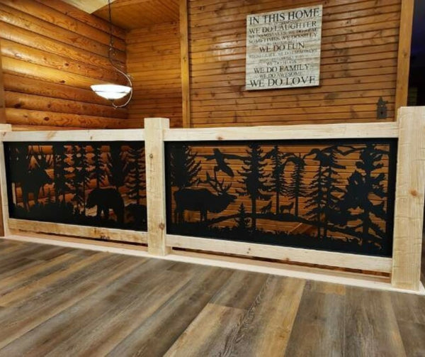 Decorative Railing Panels - Homestead Timbers