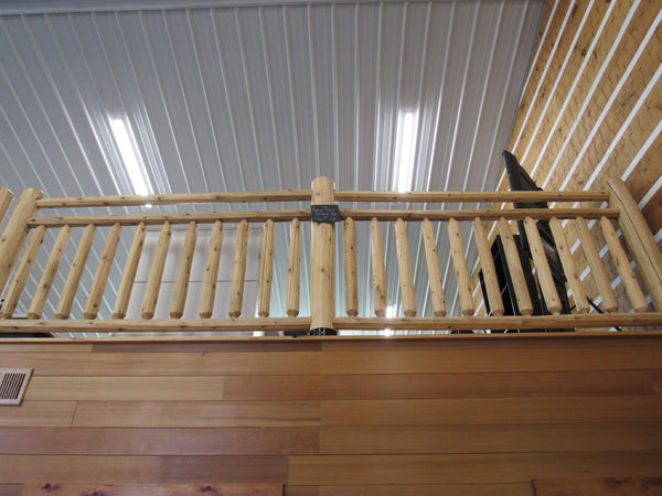 3" x 8' Cedar Double Top Rapid Rail System - Homestead Timbers