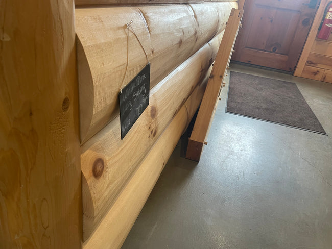 White Pine Log Siding - Homestead Timbers