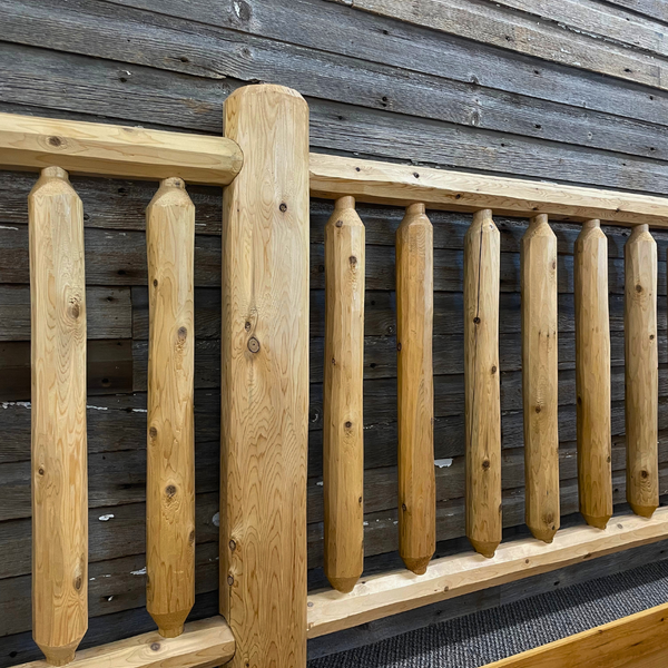4" x 10' Cedar Rail for Railing Sections | Homestead Timbers ...