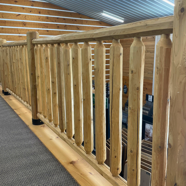 4" x 10' Cedar Rail for Railing Sections | Homestead Timbers ...