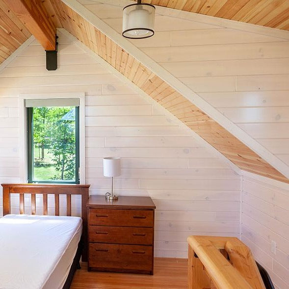 Whitewashed Tongue And Groove Pine Ceiling | Shelly Lighting